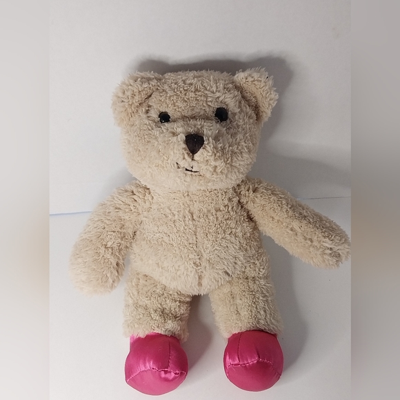 Source Unknown | Toys | Possibly Vintage Teddy Bear With Pink Satin ...